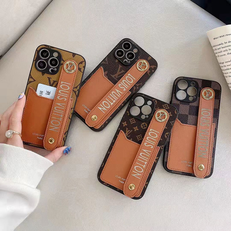 ルイヴィトン アイフォン13 13proケース カード入れ Lv Iphone13pro Max携帯カバー バンドベルト付き